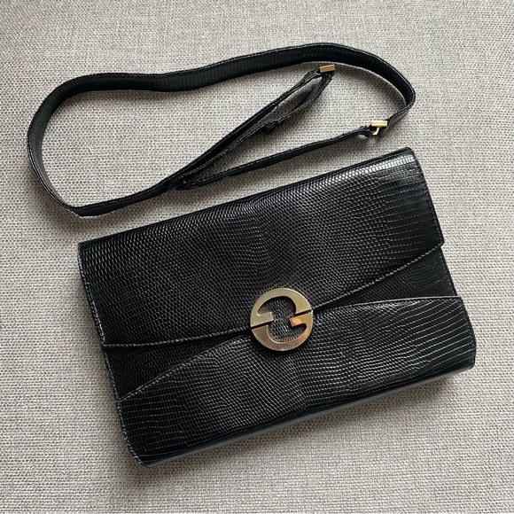 Gucci | Bags | Vintage 97s Gucci Lizard Bag Clutch | Poshmark